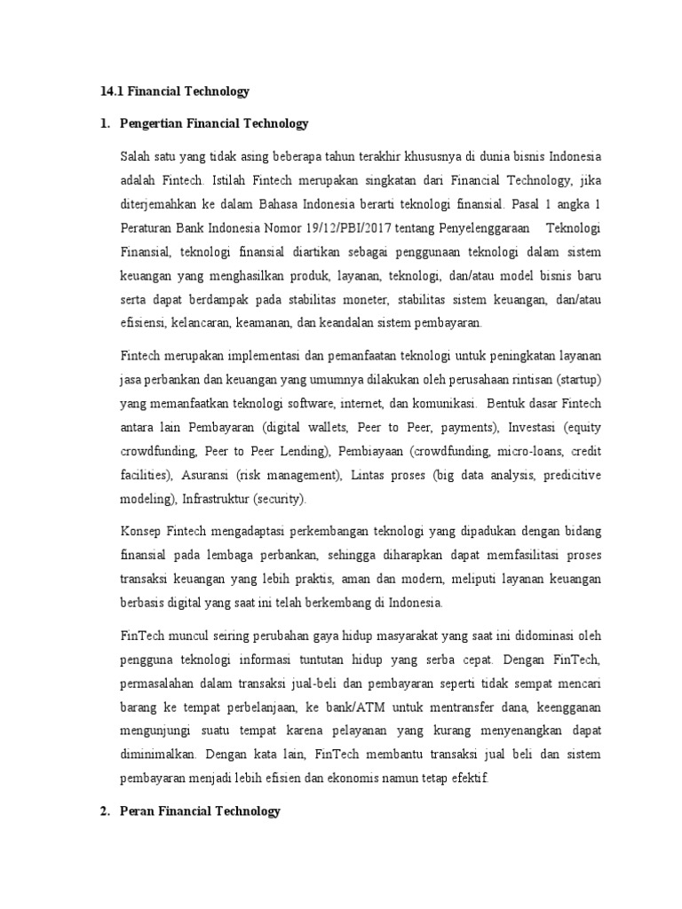 Financial Technology | PDF