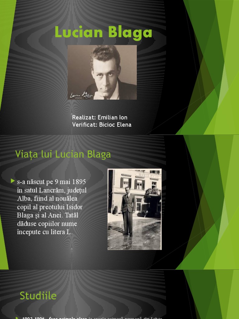 Lucian Blaga | PDF