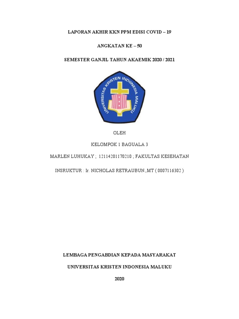 Cover Laporan | PDF