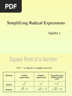 Introduction To Radicals | PDF | Fraction (Mathematics) | Abstract Algebra