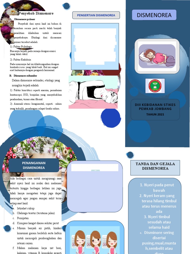 Leaflet Disminore | PDF | Kesehatan Holistik