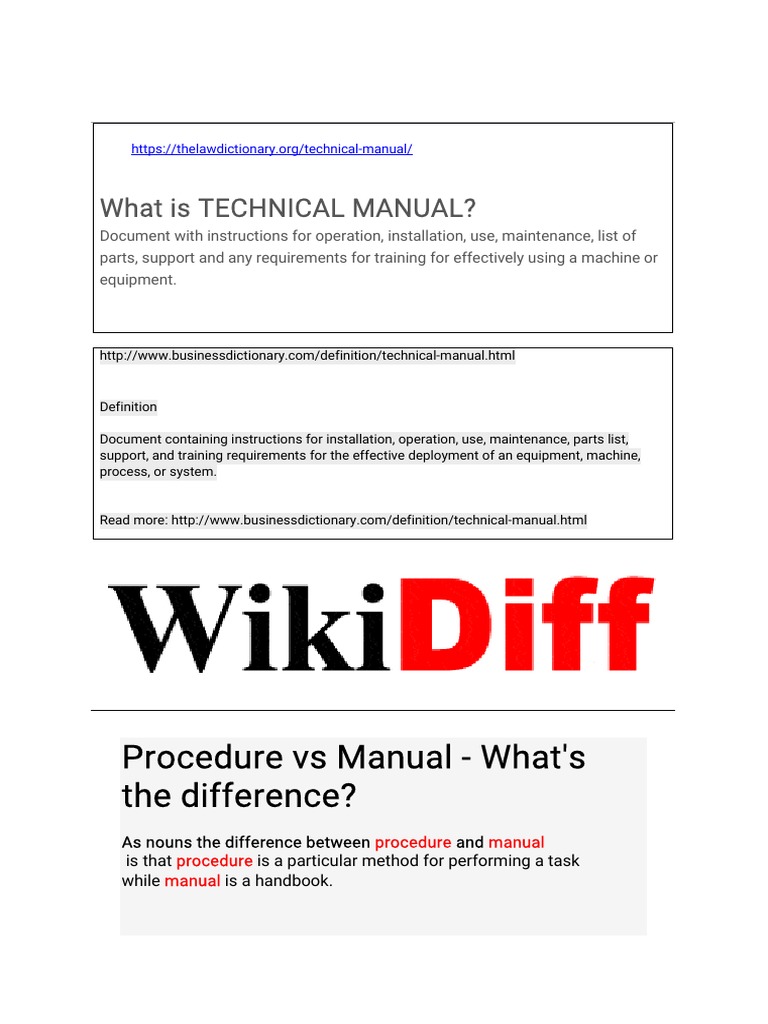 Understanding Technical Manuals Pdf