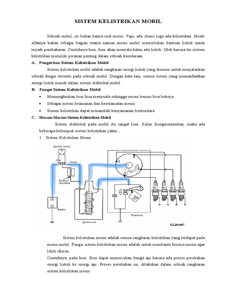 Materi Sistem Kelistrikan Mobil Terlengkap | PDF