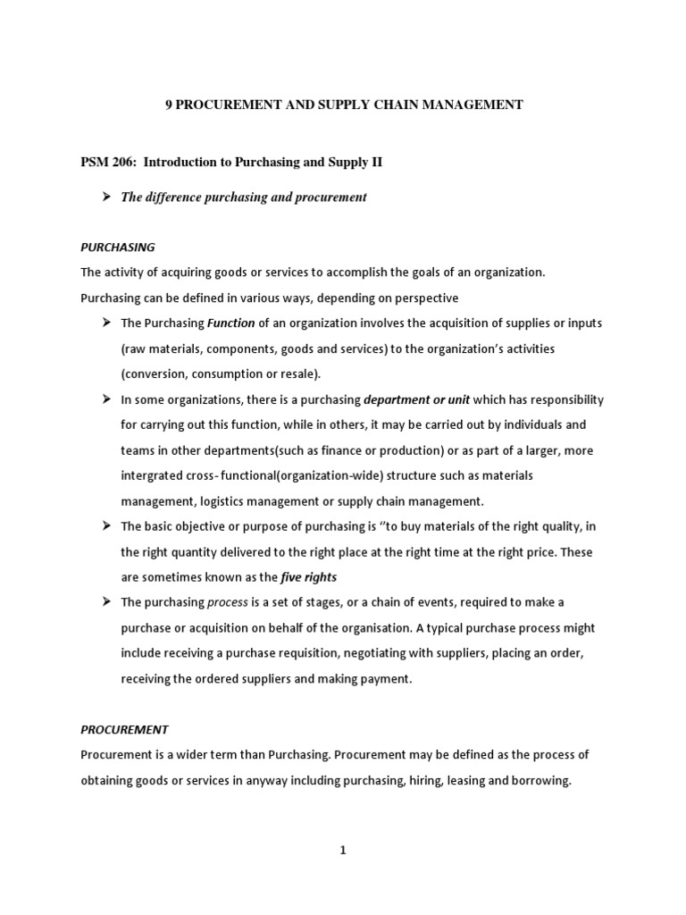 PSM 206 - Mat | PDF | Procurement | Specification (Technical Standard)