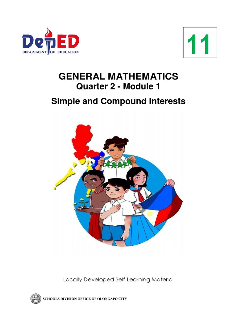 General Mathematics: Quarter 2 - Module 1 Simple and Compound Interests | PDF | Compound ...