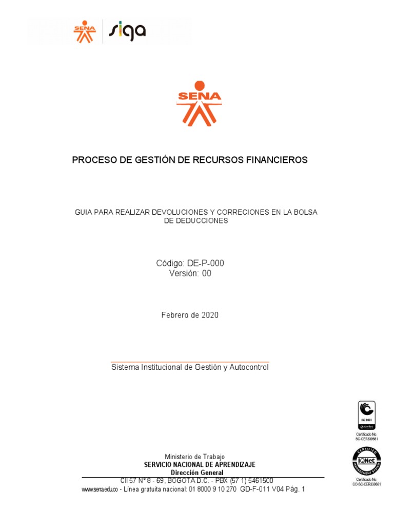 Guia Como Devolver Deducciones o Corregir Deducciones-Actualizada | PDF | Contabilidad | Aprendizaje