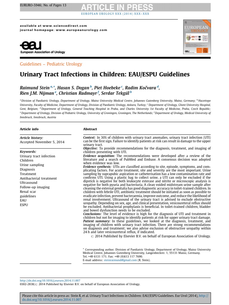 Guideline Isk Children | PDF | Urinary Tract Infection | Beta Lactamase