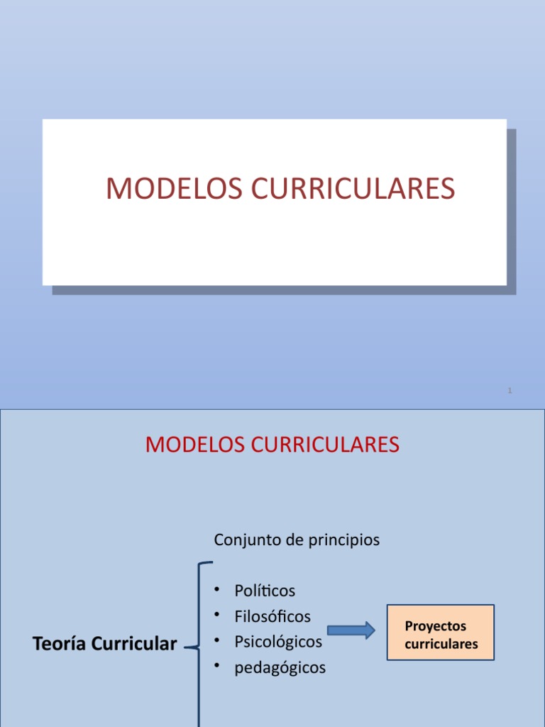 2 Modelos Curriculares | PDF | Plan de estudios | Evaluación