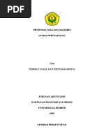 Proposal Magang (Template) | PDF
