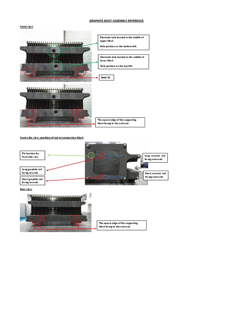 Graphite Boat Assembly Guide | PDF | Nut (Hardware) | Graphite