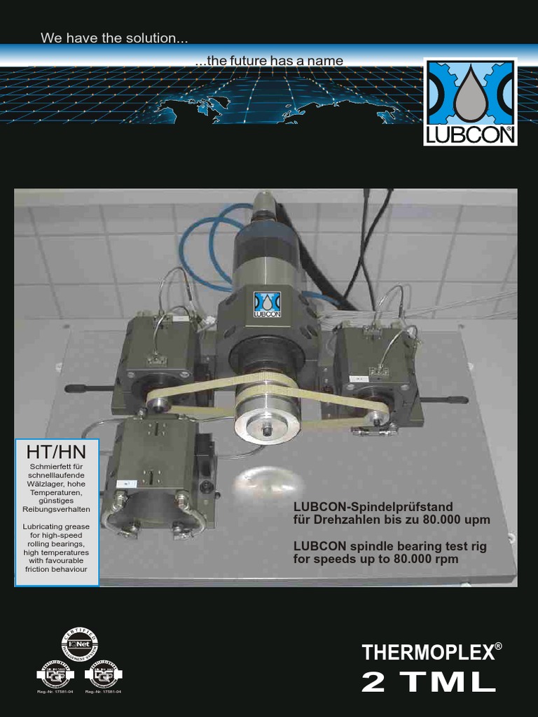 Lubcon Thermoplex 2 TML de en | PDF