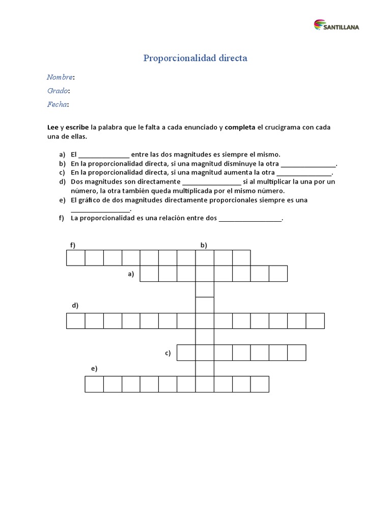 M7 U4 1 Proporcionalidad Directa | PDF