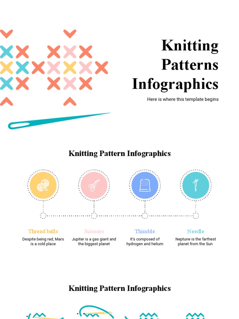 Knitting Patterns Infographics by Slidesgo | PDF | Planets | Solar System