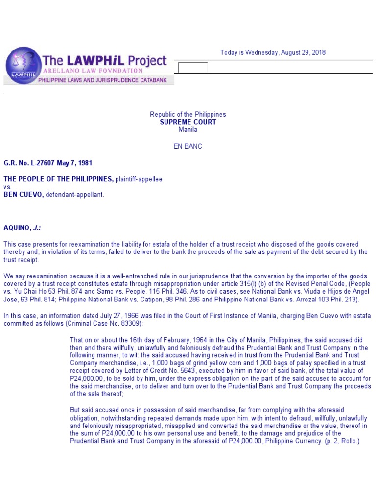 2 People vs. Ben Cuevo | PDF | Double Jeopardy | Acquittal