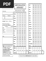 FIM Scoring Exercise Sheets 2015 | PDF | Wheelchair | Clothing
