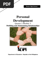 2nd Quarter Exam in Per Dev | PDF | Family | Intimate Relationships