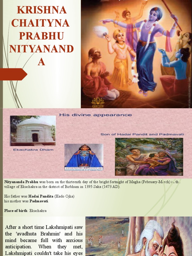 Lord Nityananda Prabhu | PDF | Theistic Indian Philosophy | Vaishnavism