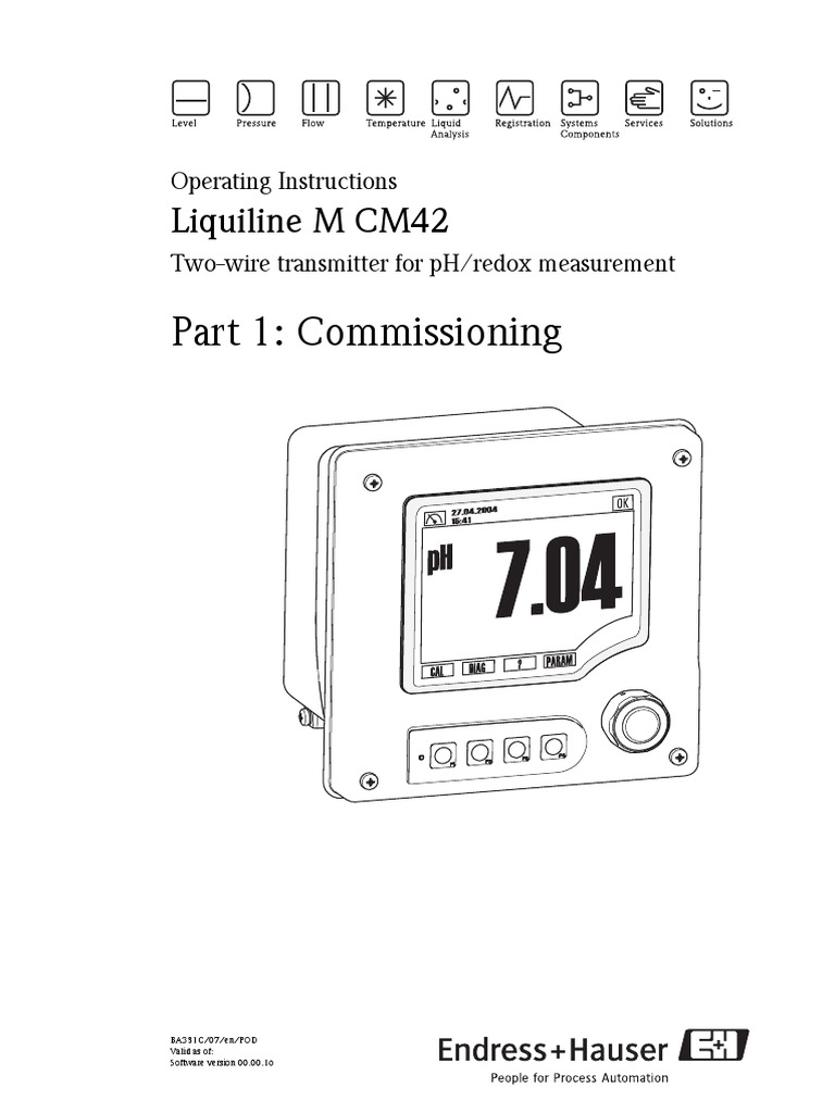 Part 1: Commissioning: Liquiline M CM42 | PDF | Packaging And Labeling ...