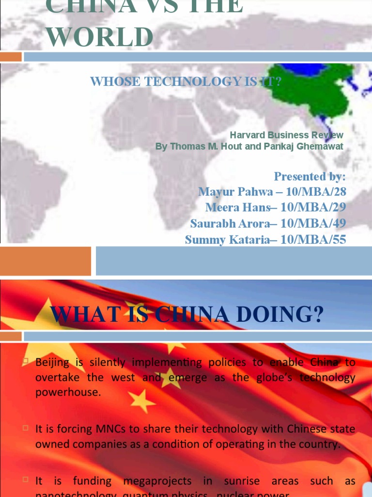 China VS The World Final | PDF | World Politics | China