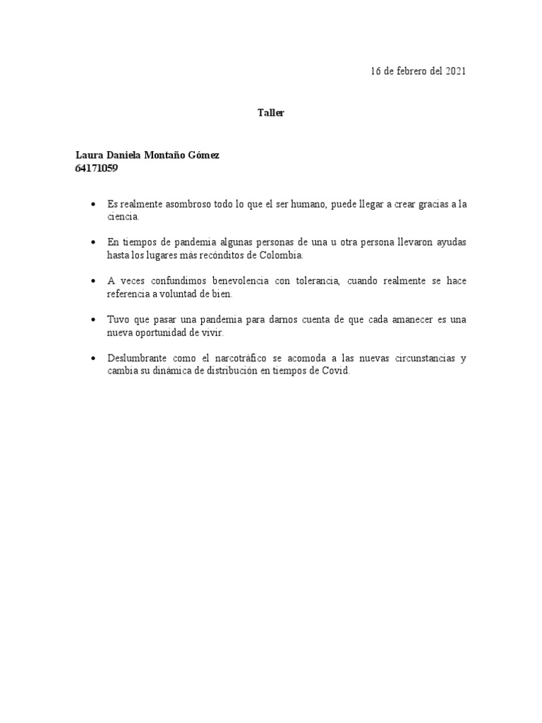 Oraciones Daniela Montaño | PDF | Política | Ciencias sociales