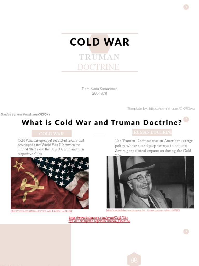 Cold War: Truman Doctrine | PDF | Cold War | Global Politics