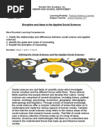 Humss List of Subjects | PDF | Social Sciences | Science