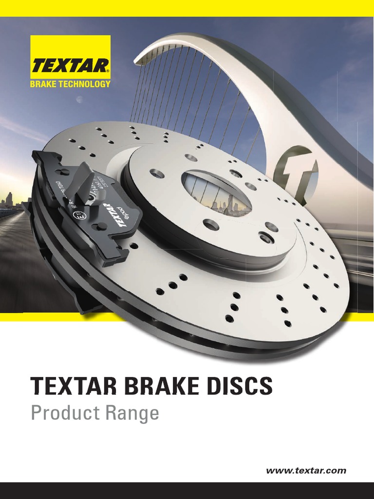 Textar BRO BrakeDisc ENG WEB | PDF | Brake | Bearing (Mechanical)
