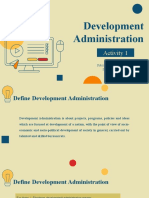 What Is Development Administration | PDF | Economic Growth | Economies