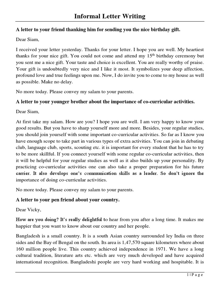 Informal Letter | PDF | Smoking | English Language