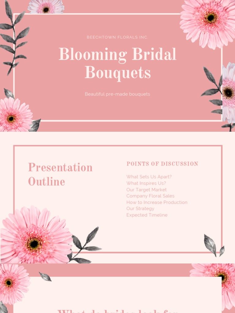 Blooming Bridal Bouquets: Beautiful Pre-Made Bouquets | PDF | Bride ...