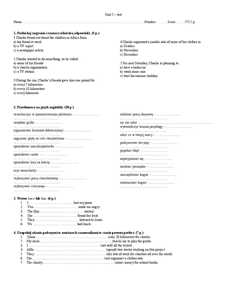 Unit 5.test | PDF