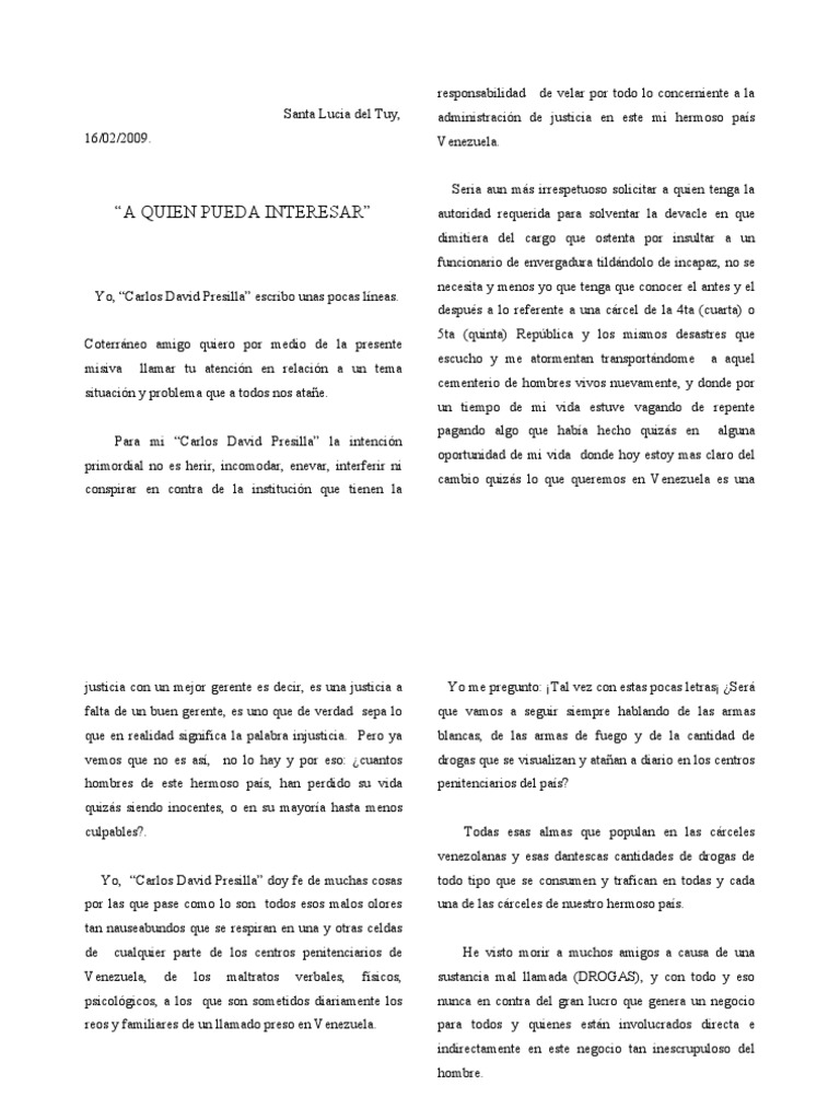 Mi Libro | PDF | Prisión | Venezuela