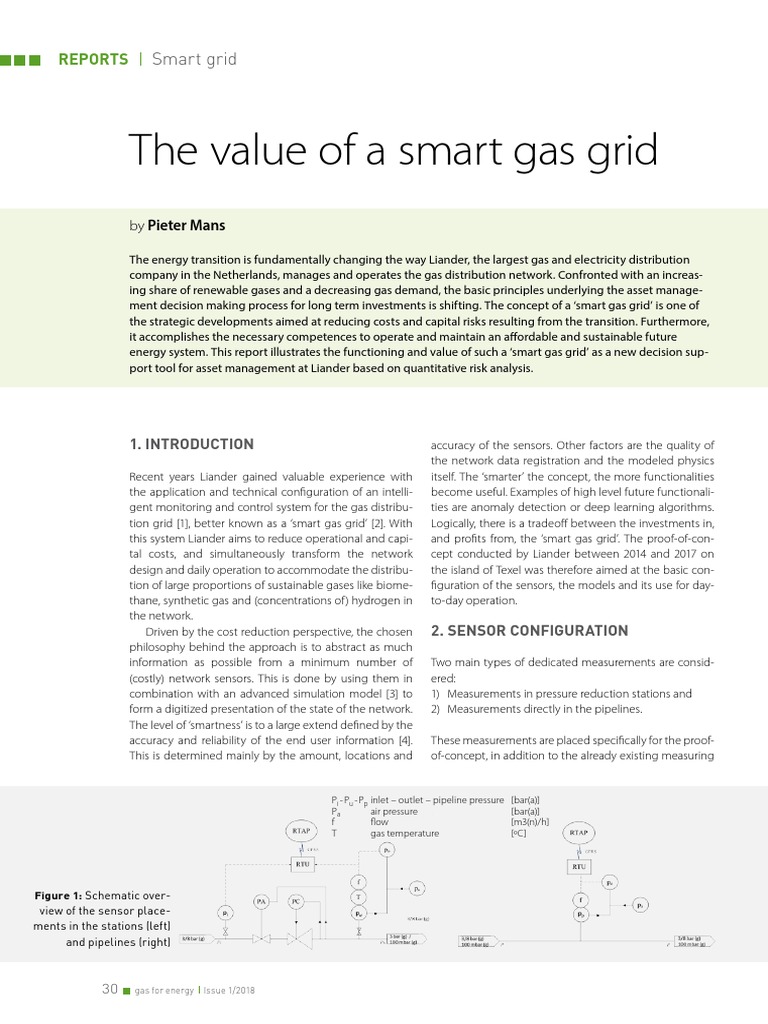 The Value of A Smart Gas Grid | PDF | Simulation | Electrical Grid