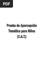 Ficha Técnica Test de Cat | PDF | Psicoanálisis | Conceptos psicologicos