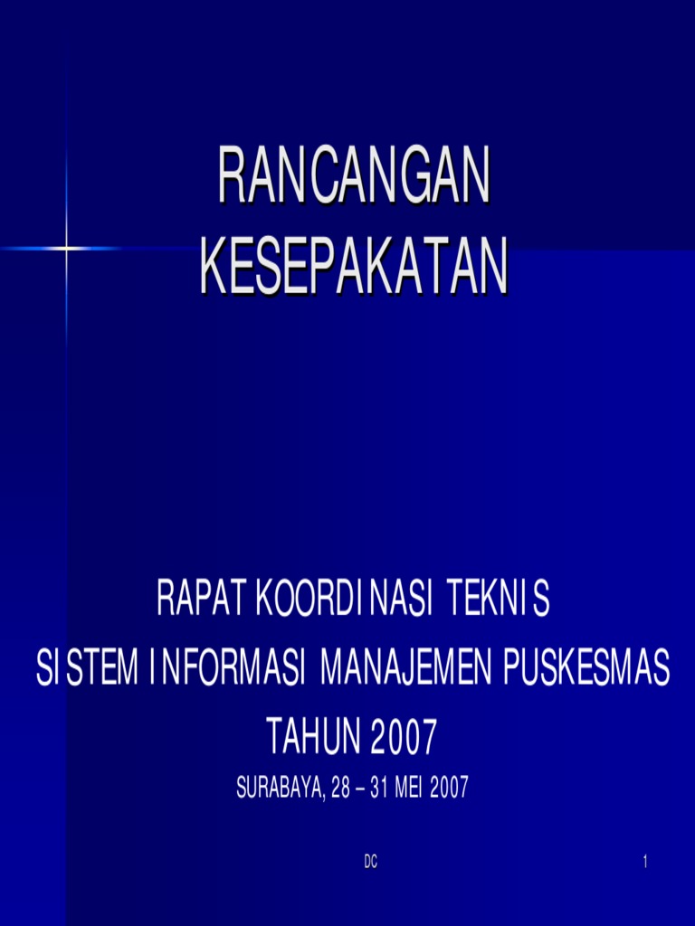 Rancangan Kesepakatan Review Indikator sp2tp Alur Pencatatan Di Puskesmas | PDF