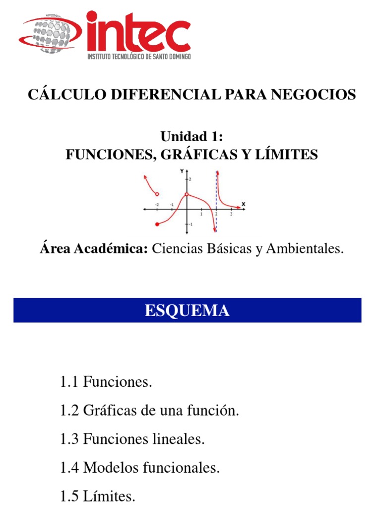 Unidad 1 - Sección 1.1 Funciones | PDF | Función (Matemáticas) | Línea ...