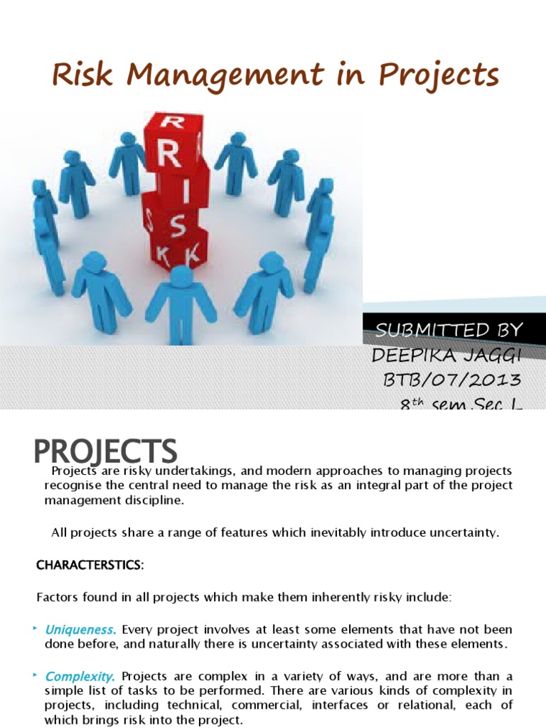Risk Management in Projects | PDF | Risk | Risk Management