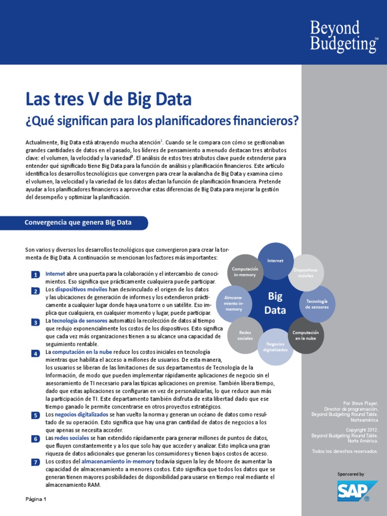 Las 3 V Del Big Data | PDF