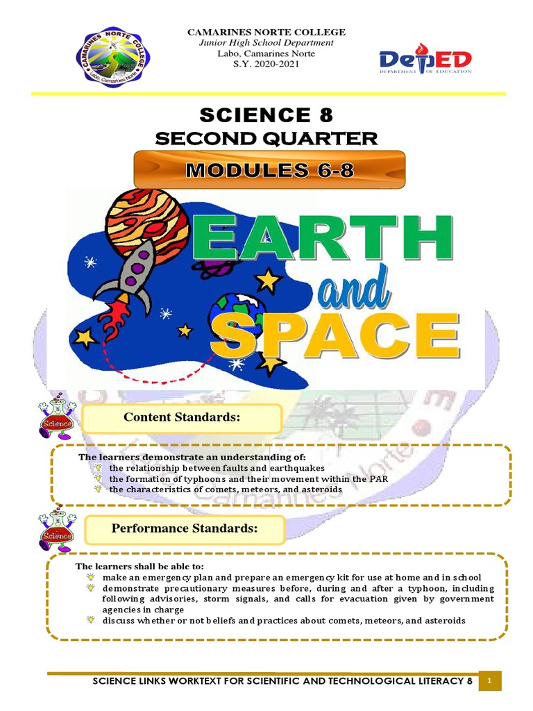 Science 8 2nd Quarter Learning Activities | PDF | Tropical Cyclones ...