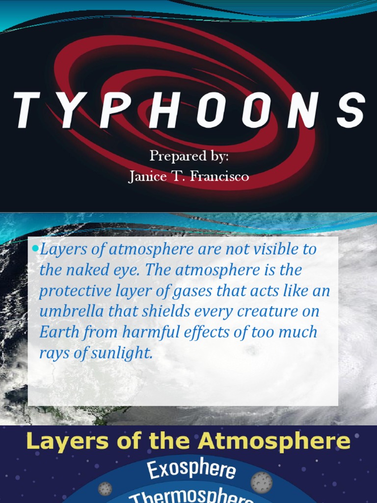 Unit 7 Understanding Typhoons | PDF | Tropical Cyclones | Atmosphere Of ...