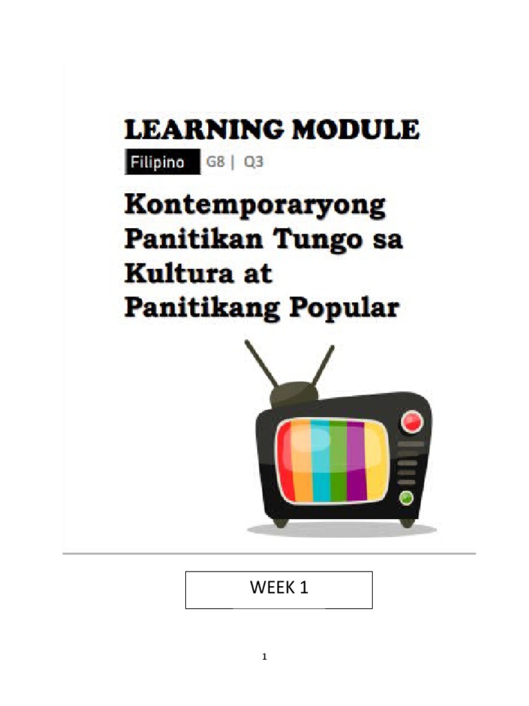 Filipino Module G8 Q3 Final | PDF