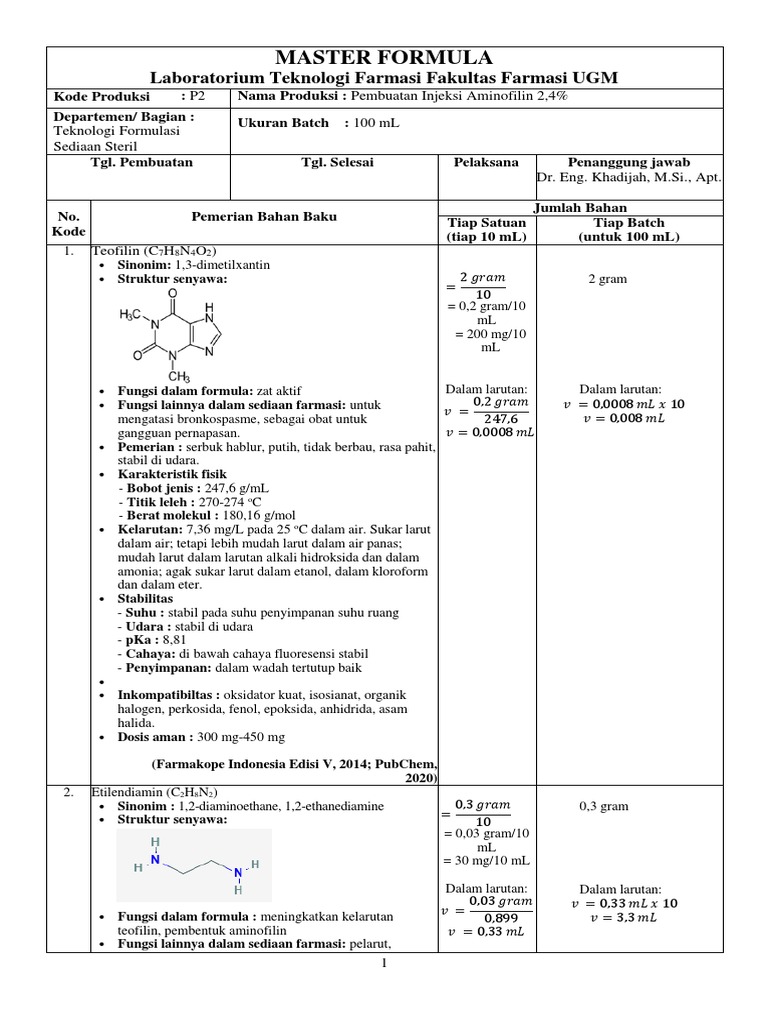Master Formula P2 - Ni Putu Desy (11370) | PDF