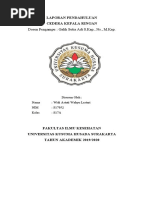 Laporan Pendahuluan Dan Asuhan Keperawatan CKR (Cedera Kepala Ringan) | PDF