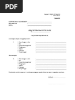 Model N6 (FORMULIR SURAT KETERANGAN KEMATIAN) | PDF