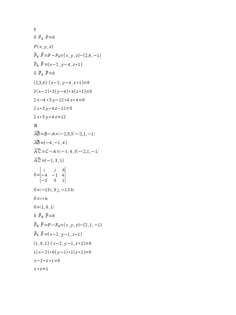 Calculo Vectorial 23-12-2020 Ejer | PDF