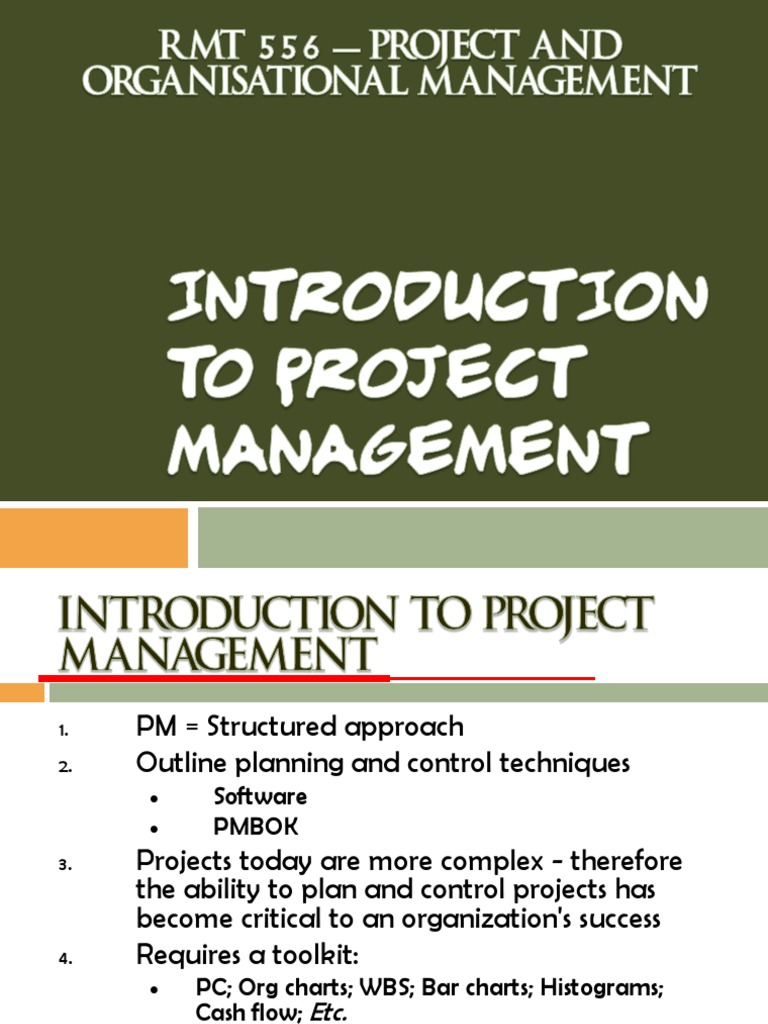 Introduction of Project Management | PDF | Project Management | Economies