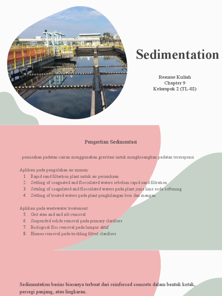 Proses Sedimentasi dalam Pengolahan Air | PDF | Teknologi & Rekayasa