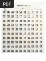 WINDOW CARD Multiplication | PDF
