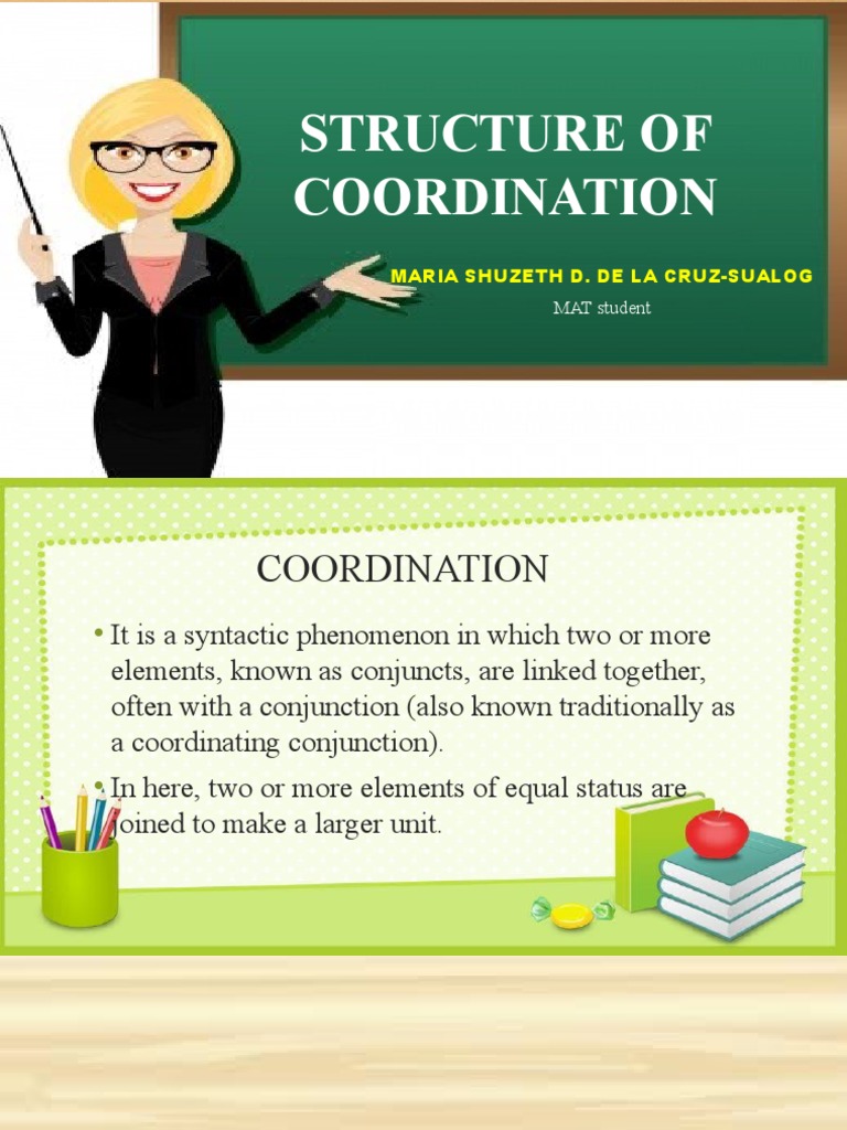 Structure and Properties of Coordination | PDF | Language Mechanics ...