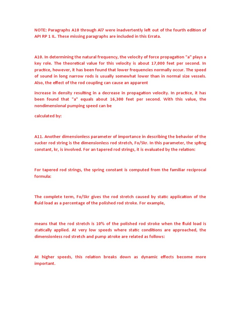 Api RP 11L | PDF | Pump | Horsepower